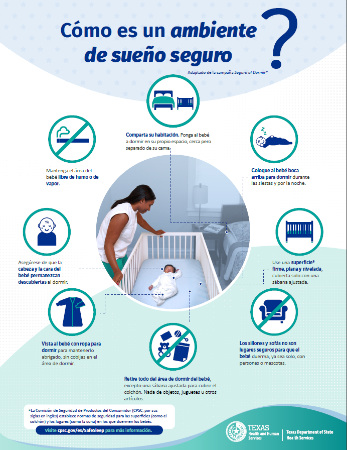 Sueño Infantil Seguro | Texas DSHS